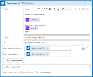 Sending Log Analytics tables and charts per email with a Logic App ...