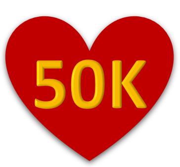 50,000 thanks! – Cloudtrooper