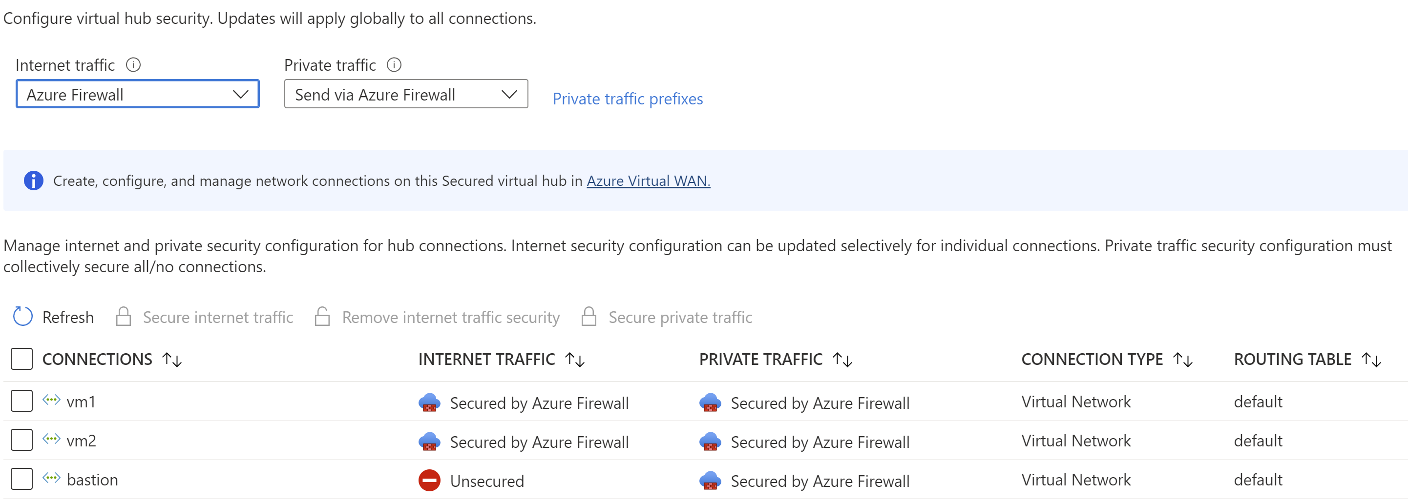 Azure Bastion routing in Virtual WAN – Cloudtrooper